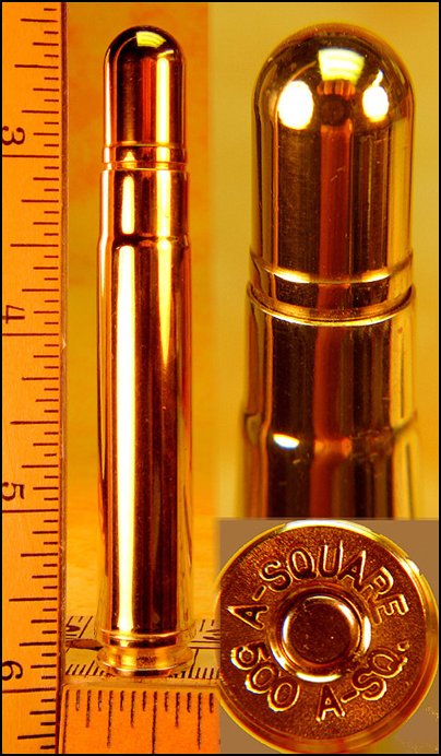 One Cartridge, 500 A-Square, Proprietary (S-89) For Sale at GunAuction ...