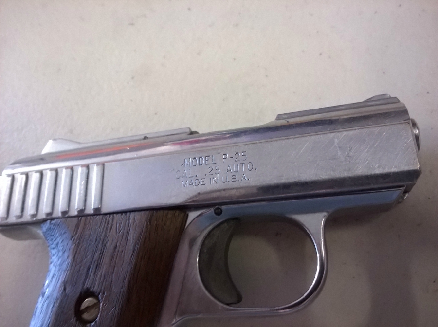 Raven Arms Used Raven P25 .25acp Semi-Auto, Good, Nr .25 Acp For Sale ...