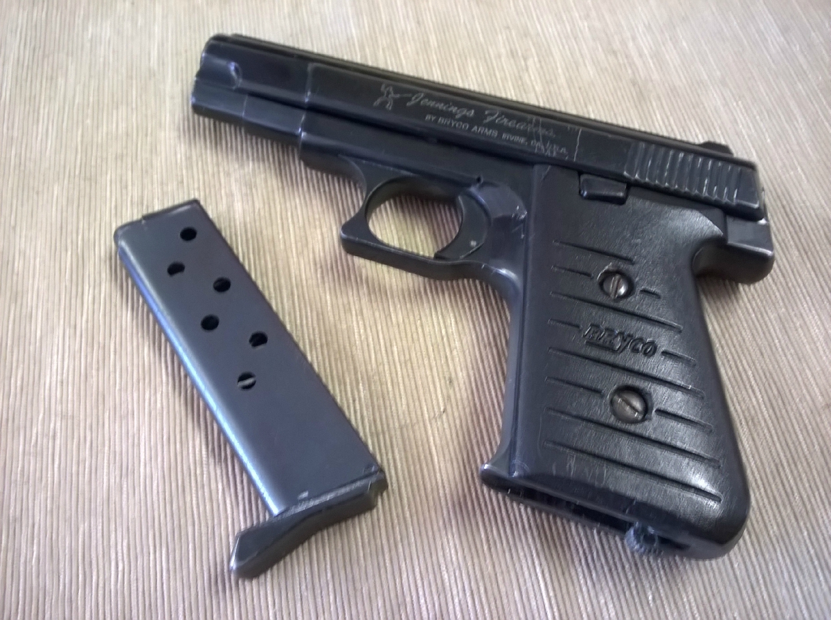 Bryco - Jennings Bryco Model 48, .380 Auto, All Black, Nice, Low Open ...