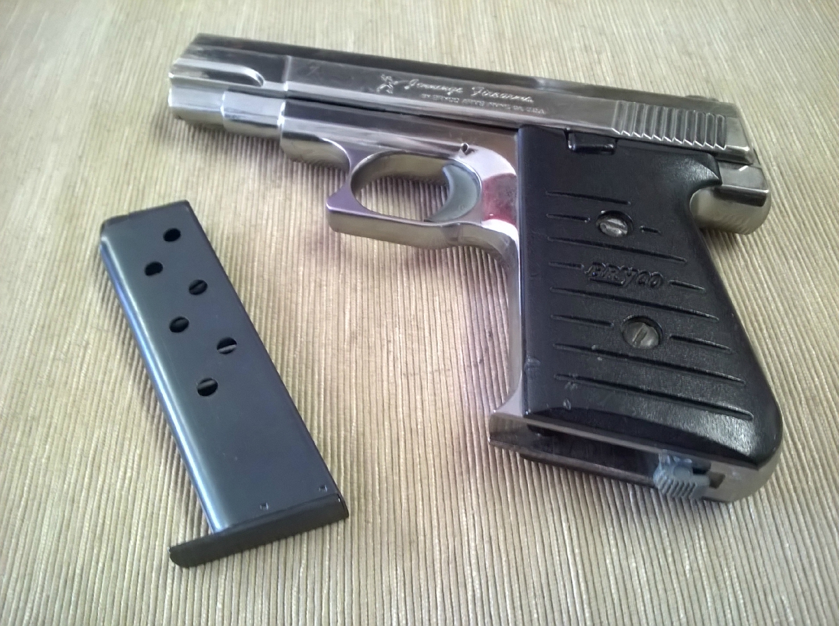 Bryco - Jennings Bryco Model 48 .380 Auto, Finished In Chrome/Black ...