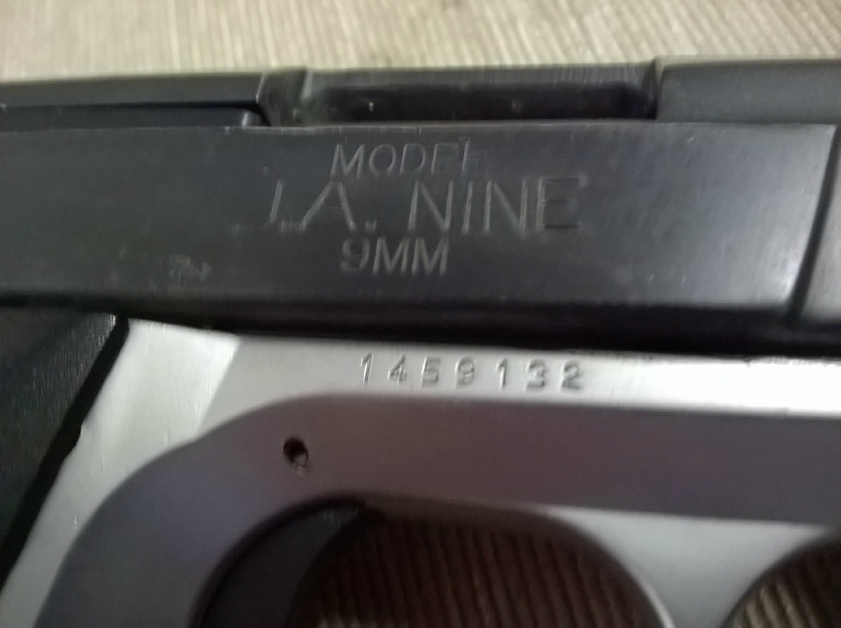 Jimenez Black/Stainless Jiminez Model Ja-Nine, 9mm, Good Condition, $1 ...