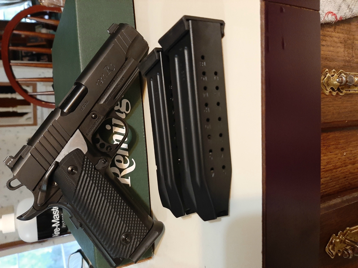 Remington 1911 R1 Recon Commander 9mm 4.25 Barrel . 18 Round 9mm Luger ...