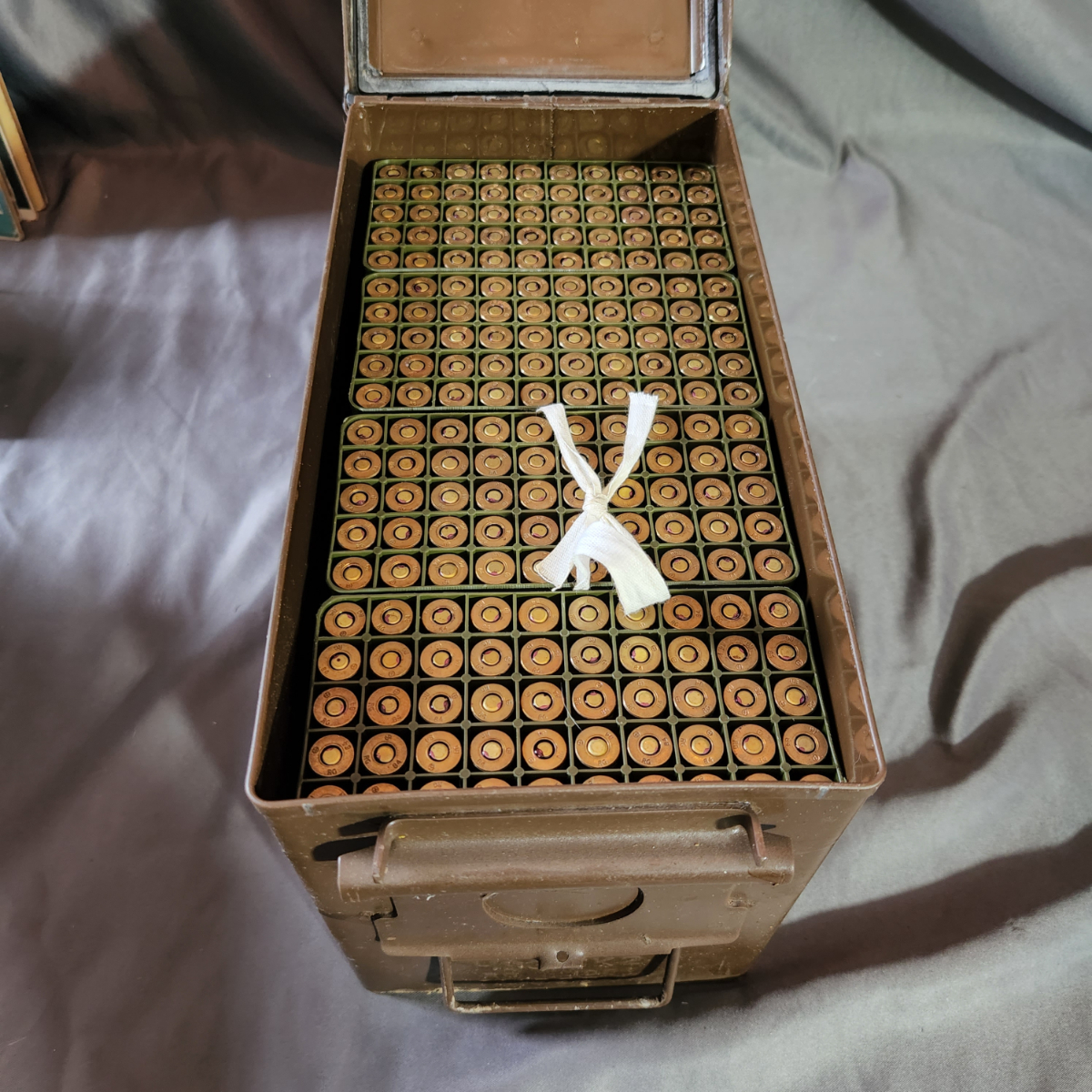 Unknown 400rds 7.62 L2A2 Ball UK Military Surplus in Ammo Can 7.62 NATO ...