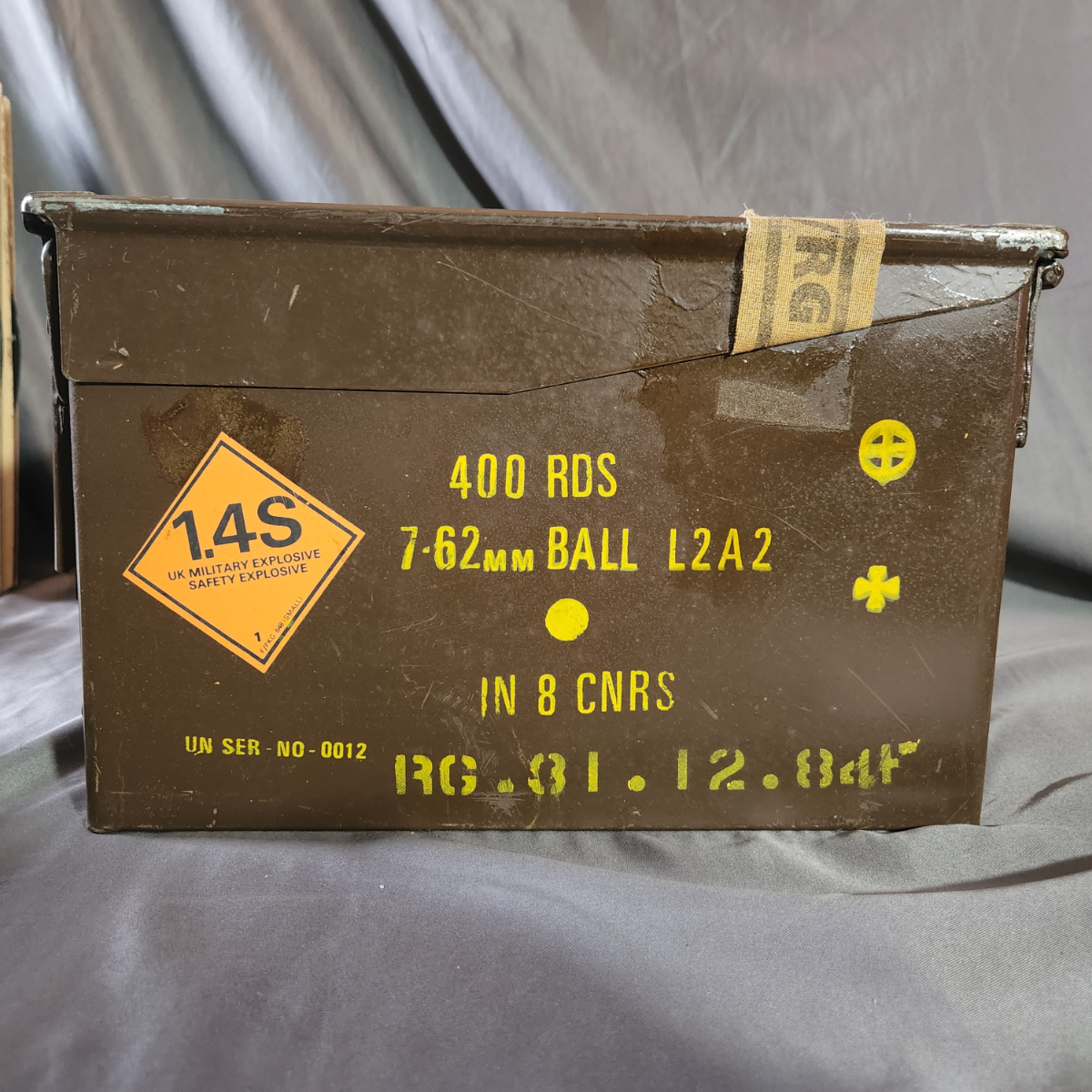 Unknown 400rds 7.62 L2A2 Ball UK Military Surplus in Ammo Can 7.62 NATO ...