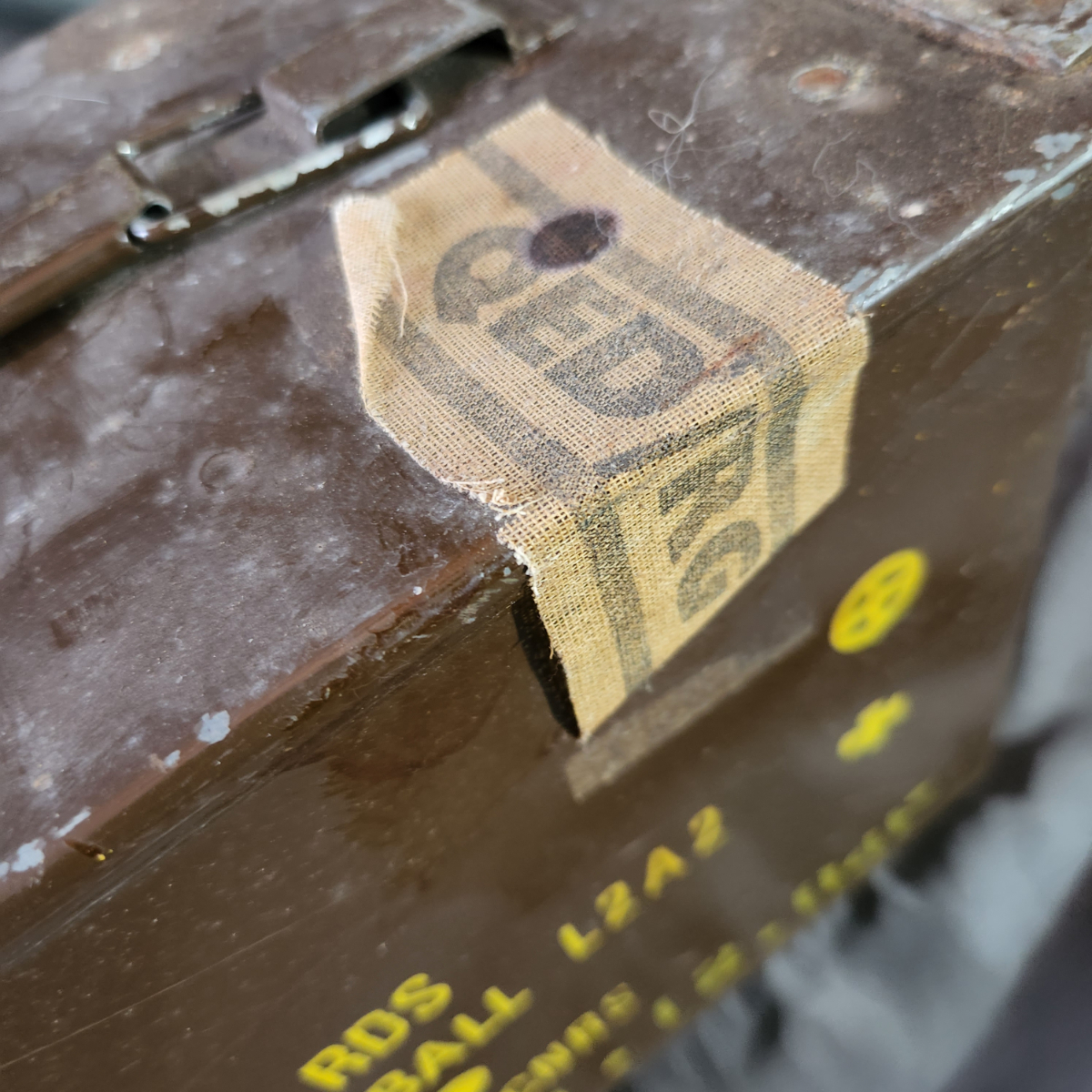 Unknown 400rds 7.62 L2A2 Ball UK Military Surplus in Ammo Can 7.62 NATO ...
