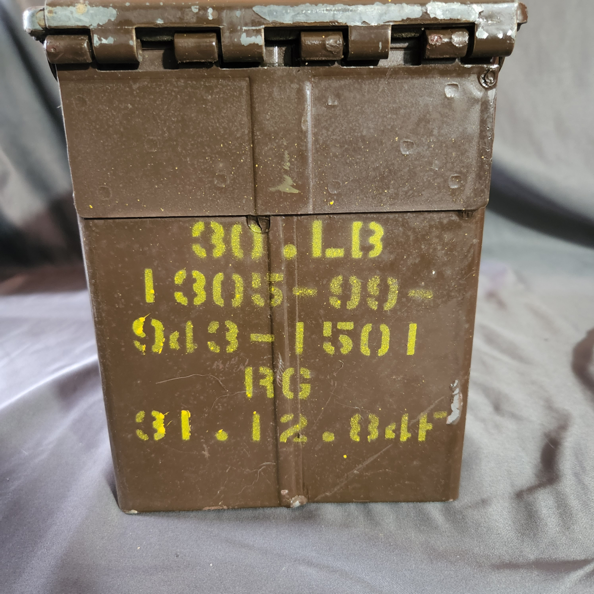 Unknown 400rds 7.62 L2A2 Ball UK Military Surplus in Ammo Can 7.62 NATO ...
