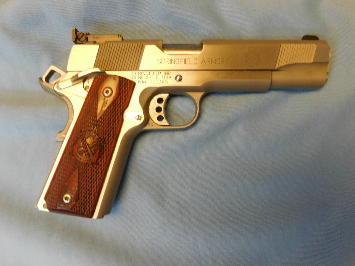 Springfield Armory Model 1911-A1, Cal .45, Stainless Steel, Like New ...