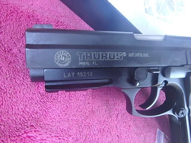 Taurus 38-Super Pt38 Like New In Box Taurus 38 Super Model Pt 38 5-101 ...