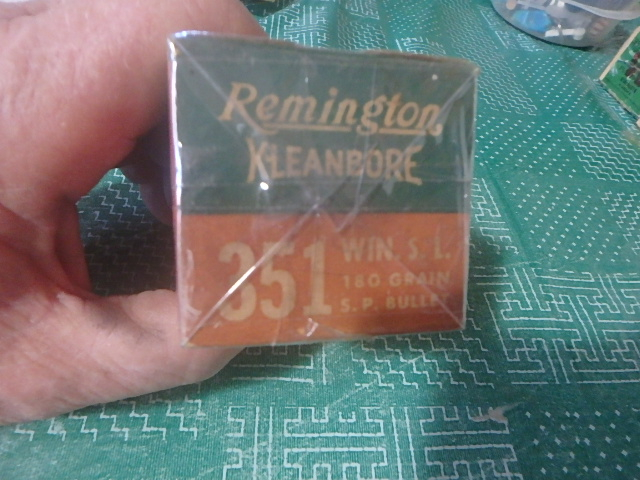 Old Remington Box Of 351 Winchester Self Loading Ammo .351 Wsl For Sale ...
