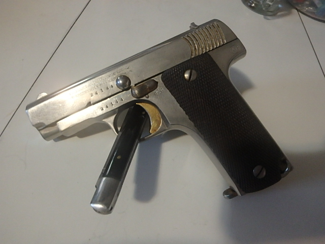 32 Cal French Ruby Semi-Auto Silver Color .32 Auto (7.65 Browning) For ...