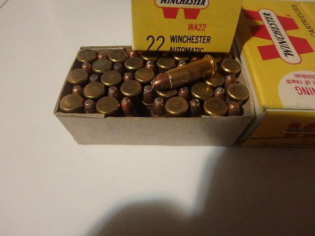 3 Full Older 22 Winchester Auto Ammo Full Boxes .22 Winchester ...