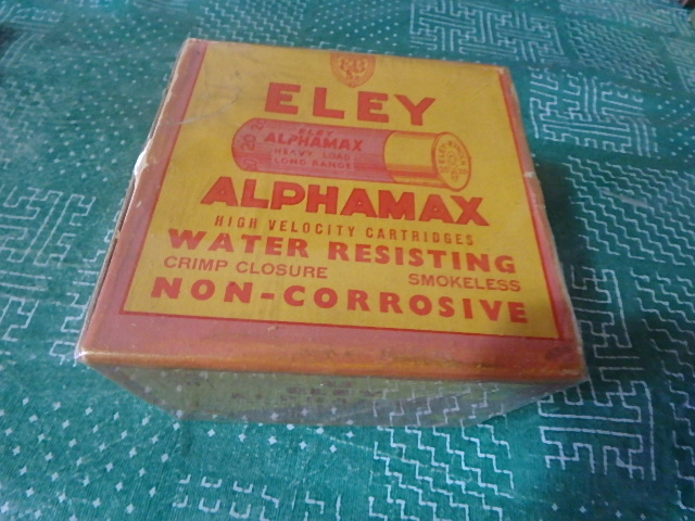Neat 20 Ga Sealed 2 Pc Box Of Eley Alphamax Paper Shells 6 Shot 20 Ga ...