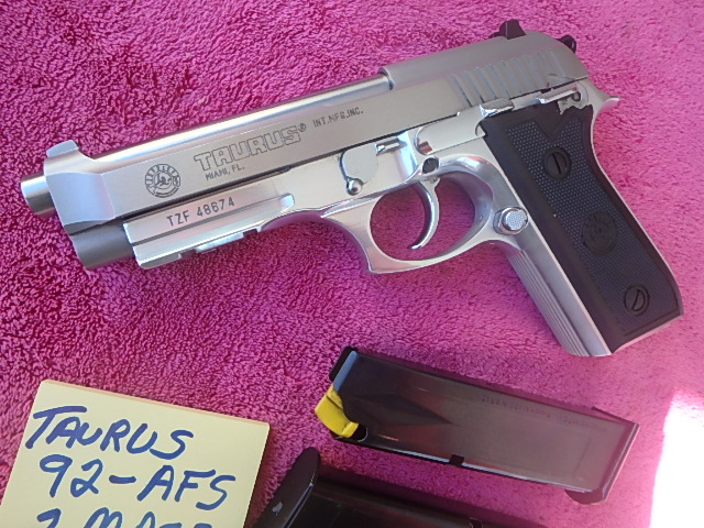 Taurus 92-Afs 9 Mm Taurus Model M92-Afs 2 Mags 9mm Luger For Sale at ...
