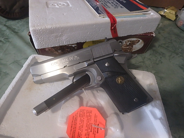 Colt 45 Officers 45 Colt Auto Officers Model Stainless 3-1/2 Inch ...