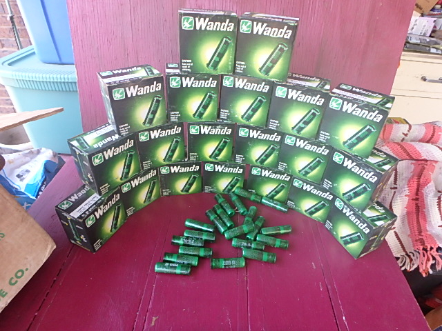 Full 20 Ga 500 Rd Case Of Green See Through Wanda Shells No 9 Shot 20 ...