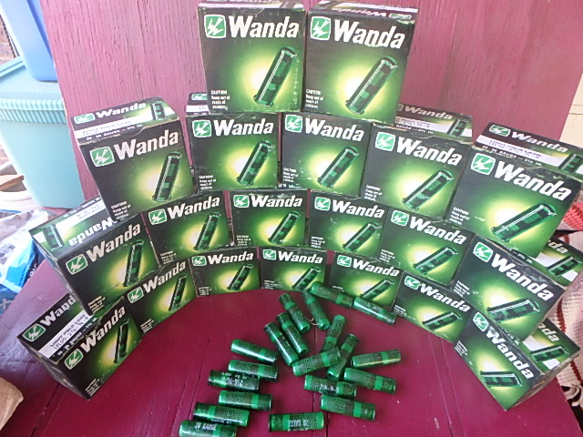 Full 20 Ga 500 Rd Case Of Green See Through Wanda Shells No 9 Shot 20 ...