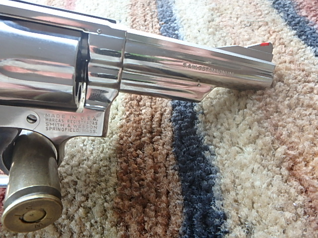 Smith&Wesson Mdl 19-4 Smith And Wesson Model 19-4 Nickel 4 Inch Barrel ...