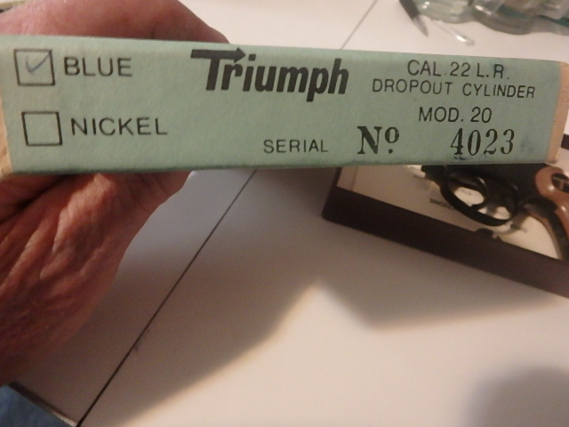 Triumph Precision 22 Long Rifle Triumph General Precision Corp. 22 ...