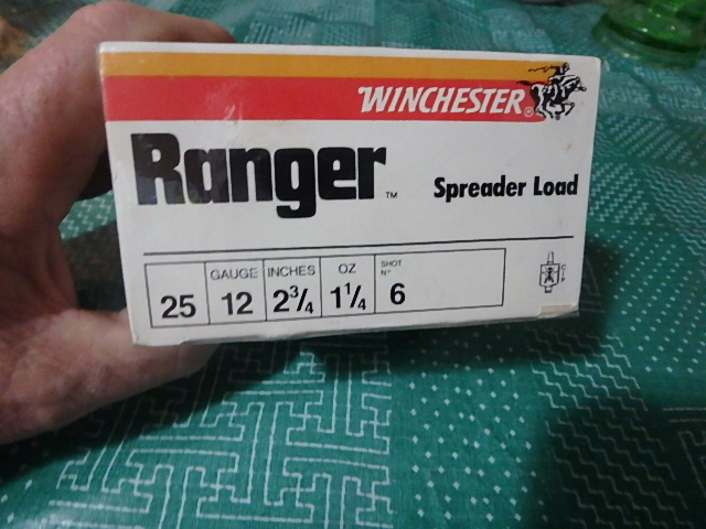 Neat Different 12 Ga Winchester Ranger Spreader Load Box 7-1/2 Shot 12 ...