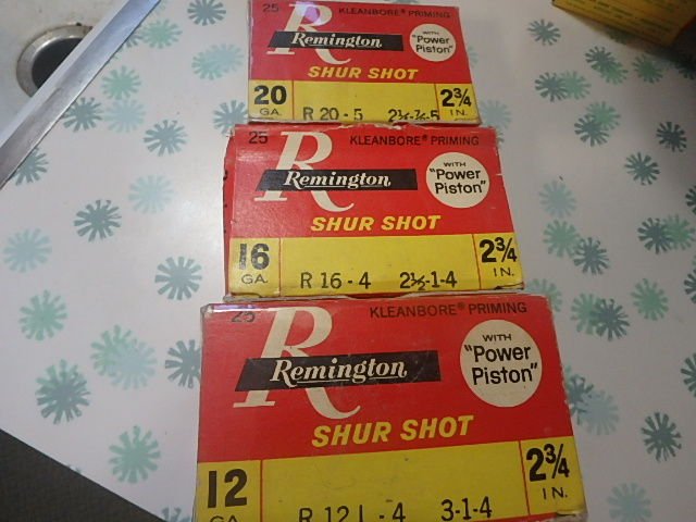 3 Orange Full Remington Shotshell Boxes 12-16-20 Ga 100 Bucks Shipped And Insured 20 Ga For Sale ...