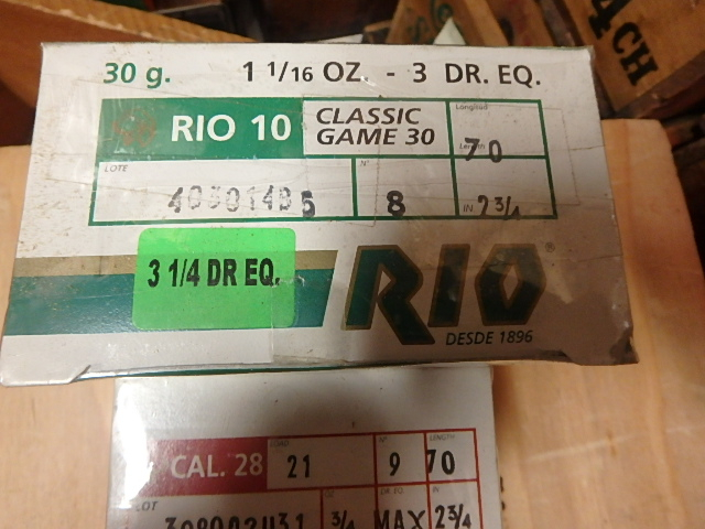 RIO BIRD BOXES HERE ARE 3 NEAT FULL RIO BOXES A 12 GA AND A 28 GA AMD ...