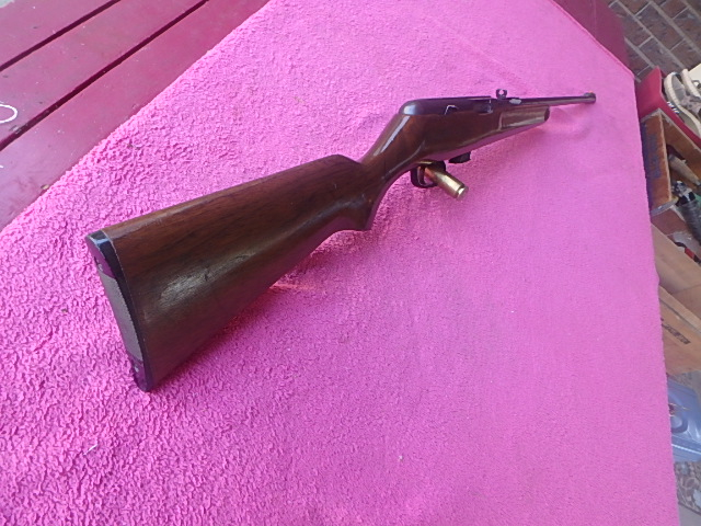 22 Long Rifle Ithaca Model X-5 Lighting Semi-Auto Glow Worm Front Sight ...