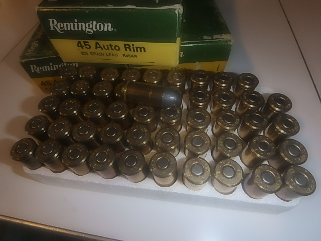 Here Are 3 Full Boxes Remington 45 Auto-Rim Ammo 150 Rds .45 Acp For ...