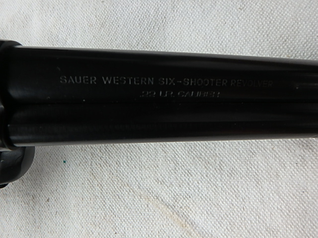 Herters 22 CAL. GERMAN MADE J. P. SAUERR & SOHN WESTERN SIX SHOOTER ...