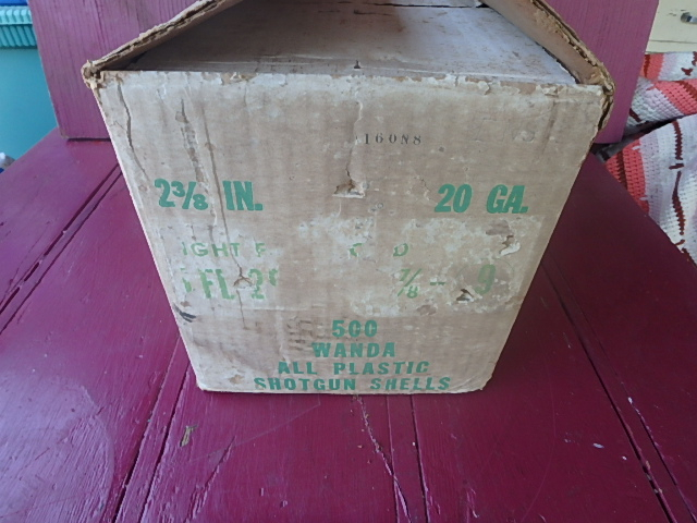 Full 20 Ga 500 Rd Case Of Green See Through Wanda Shells No 9 Shot 20 ...