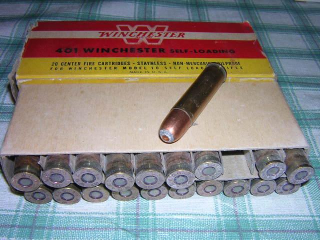 Winchester Full Box 401 Self Loader 200 Gr For Sale at GunAuction.com ...