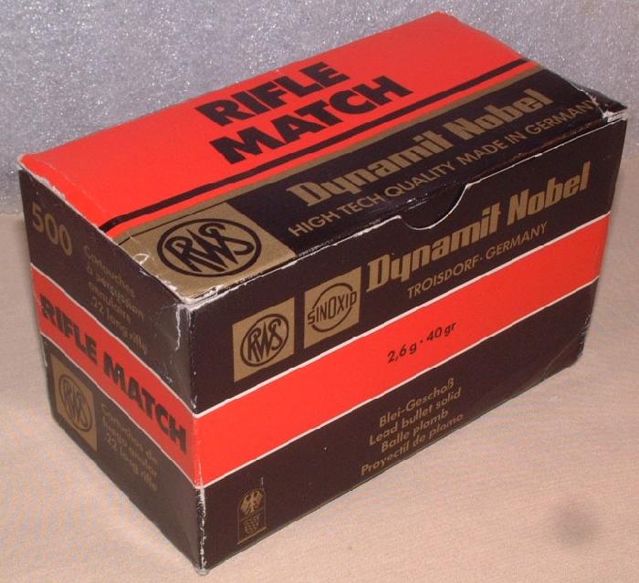 RWS Dynamit Nobel 22LR German Rifle Match 500 Rnds - Picture 4