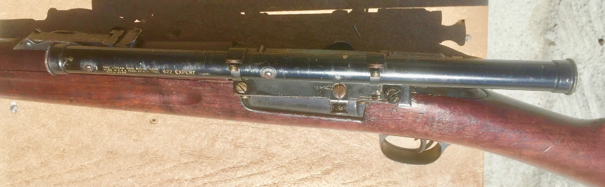 Springfield Armory Krag Rifle In 30-40 Fitted With Offest Scope From ...