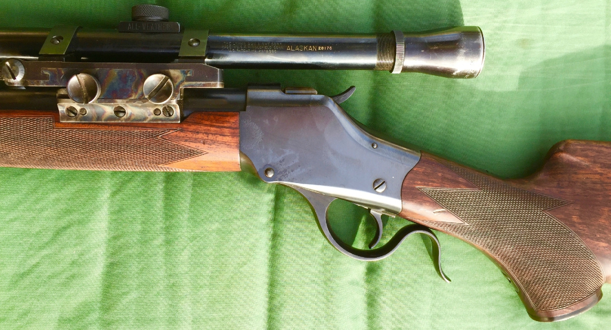 Winchester Niedner High Wall Shellhammer stocked with 10X scope .30-40 ...