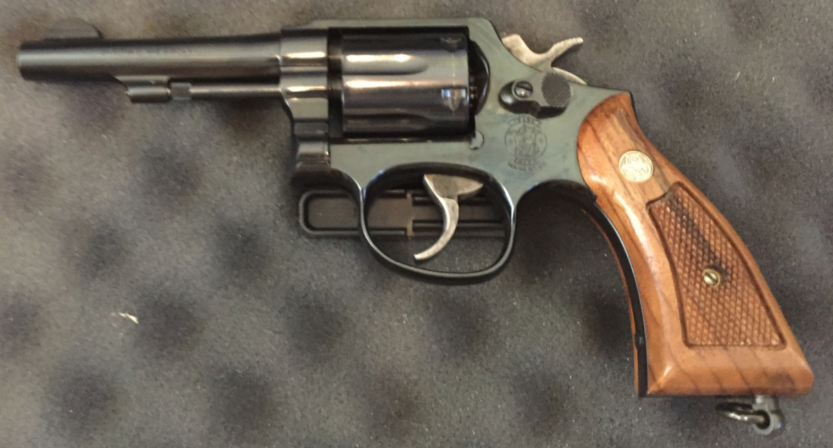 Smith & Wesson M-10 Hong Kong Police revolver. Almost no wear.