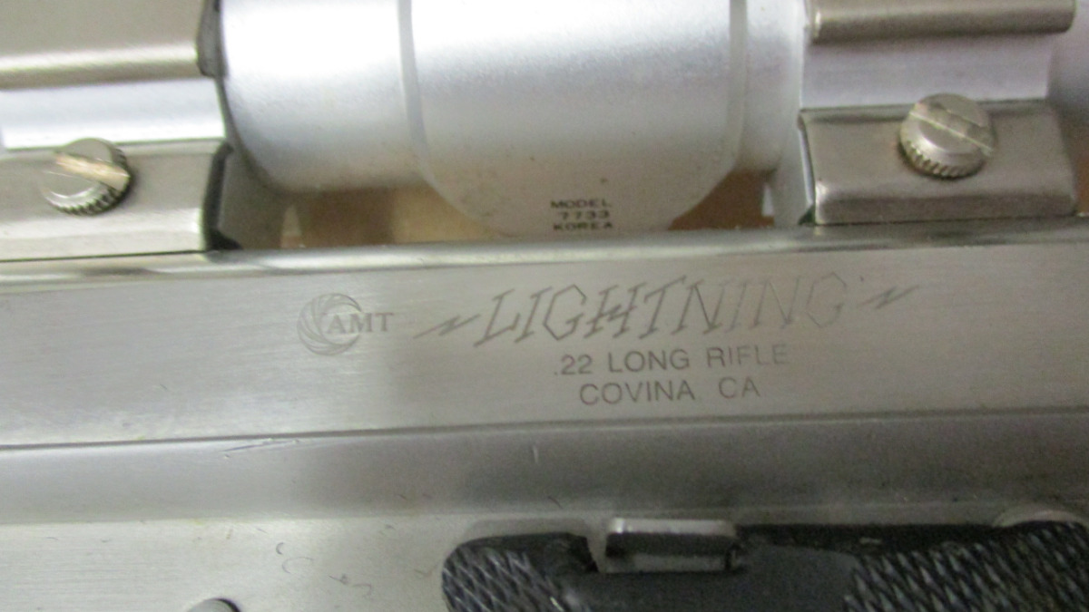 Amt Lightning With Scope .22 Lr For Sale at GunAuction.com - 16972971