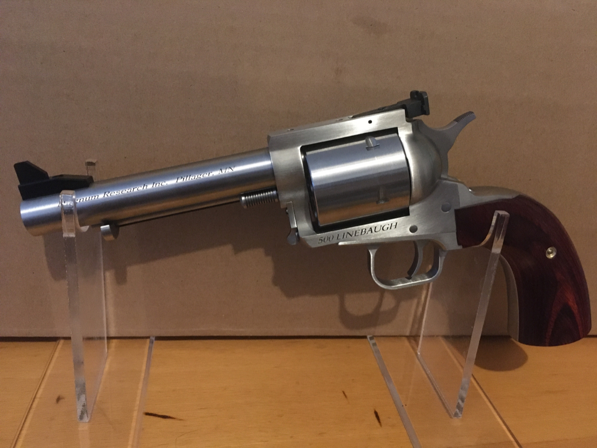 NEW Magnum Research Custom Elmer Keith BFR 500 Linebaugh 5.5 Barrel ...