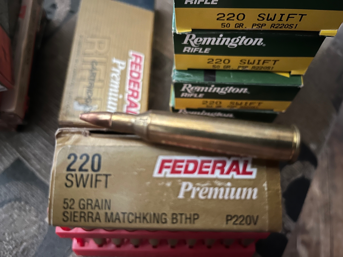 Remington Federal Hornady .220 Swift Ammo Ammunition 216 Rounds ...