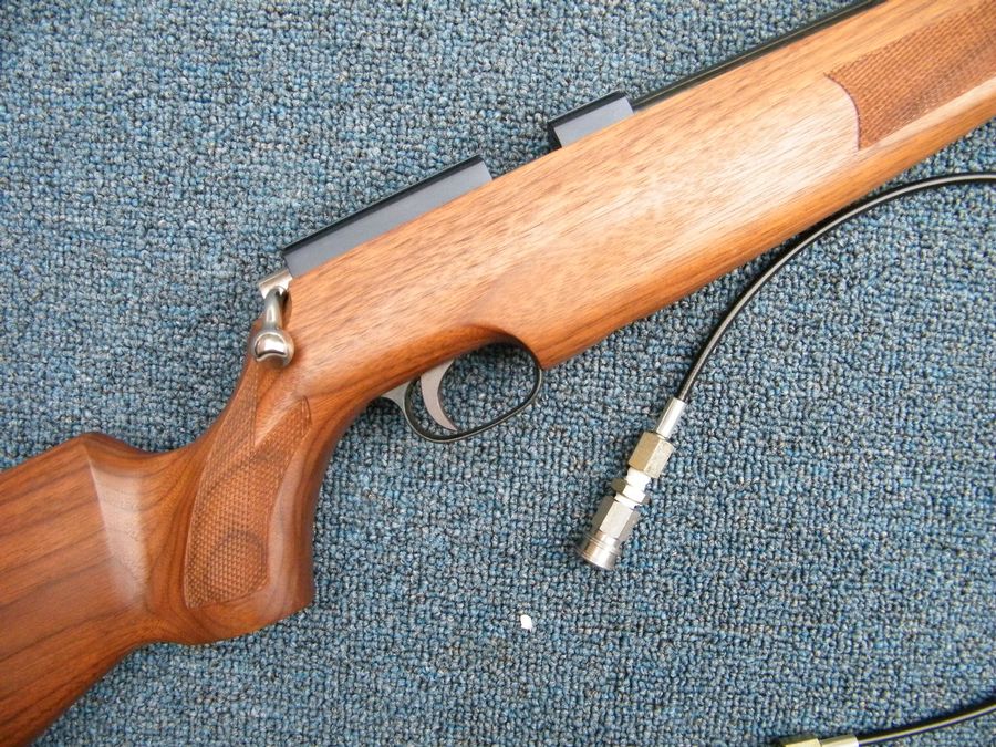 Alros Shadow M140 .22 Cal Walnut Stock - Gun Unknown For Sale at ...