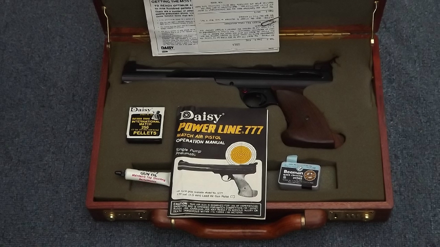 Daisy Mod 777 W/ Olympic Commemorative Wood Case For Sale at GunAuction ...