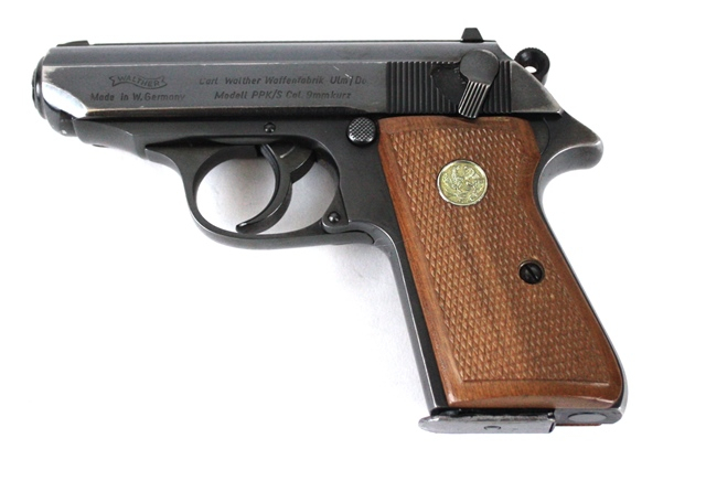 Walther Interarms Model Ppk/S 9mm Kurtz Semi-Automatic Pistol 9mm Luger ...