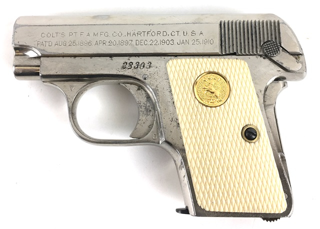 Colt 1908 Vest Pocket Semi Automatic Pistol .25 Acp For Sale at ...