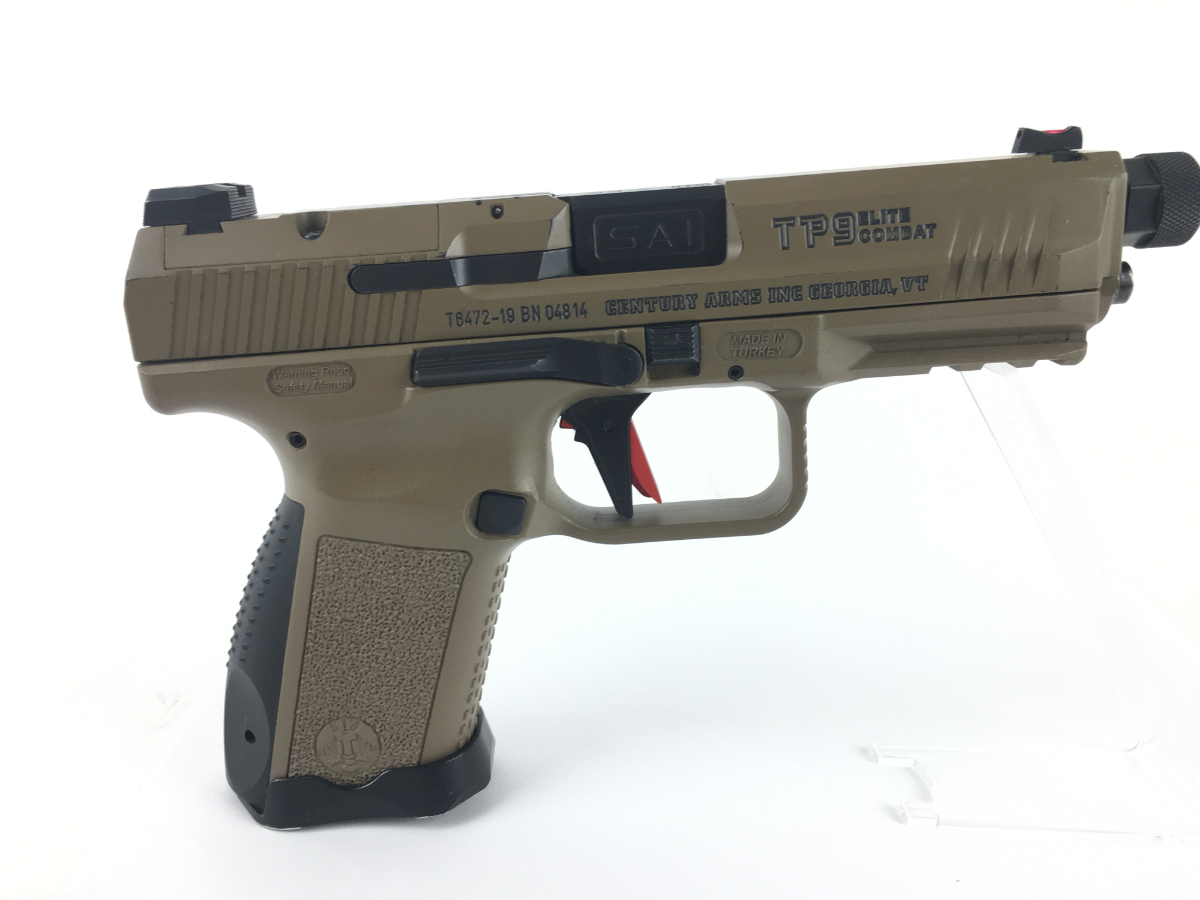 Canik TP-9 Elite Combat Threaded barrel cerakote over nitride SDE ...
