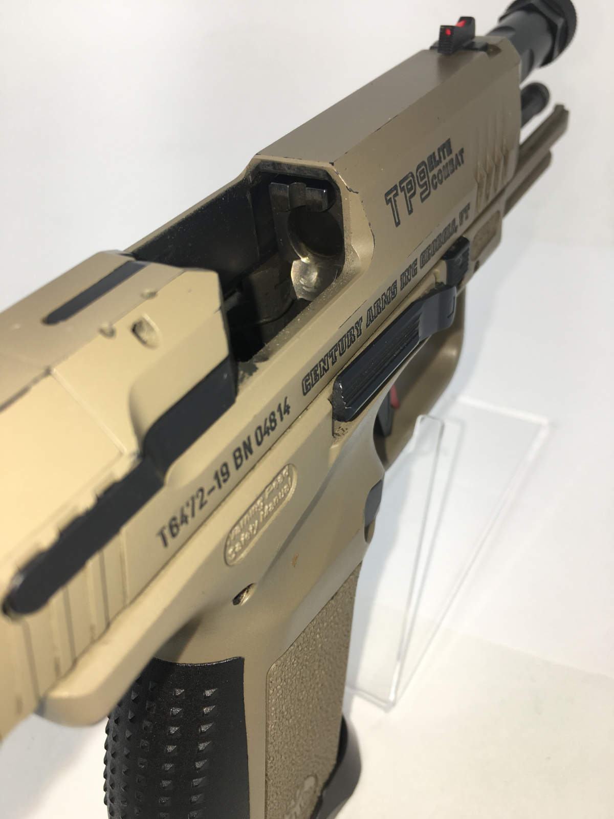 Canik TP-9 Elite Combat Threaded barrel cerakote over nitride SDE ...
