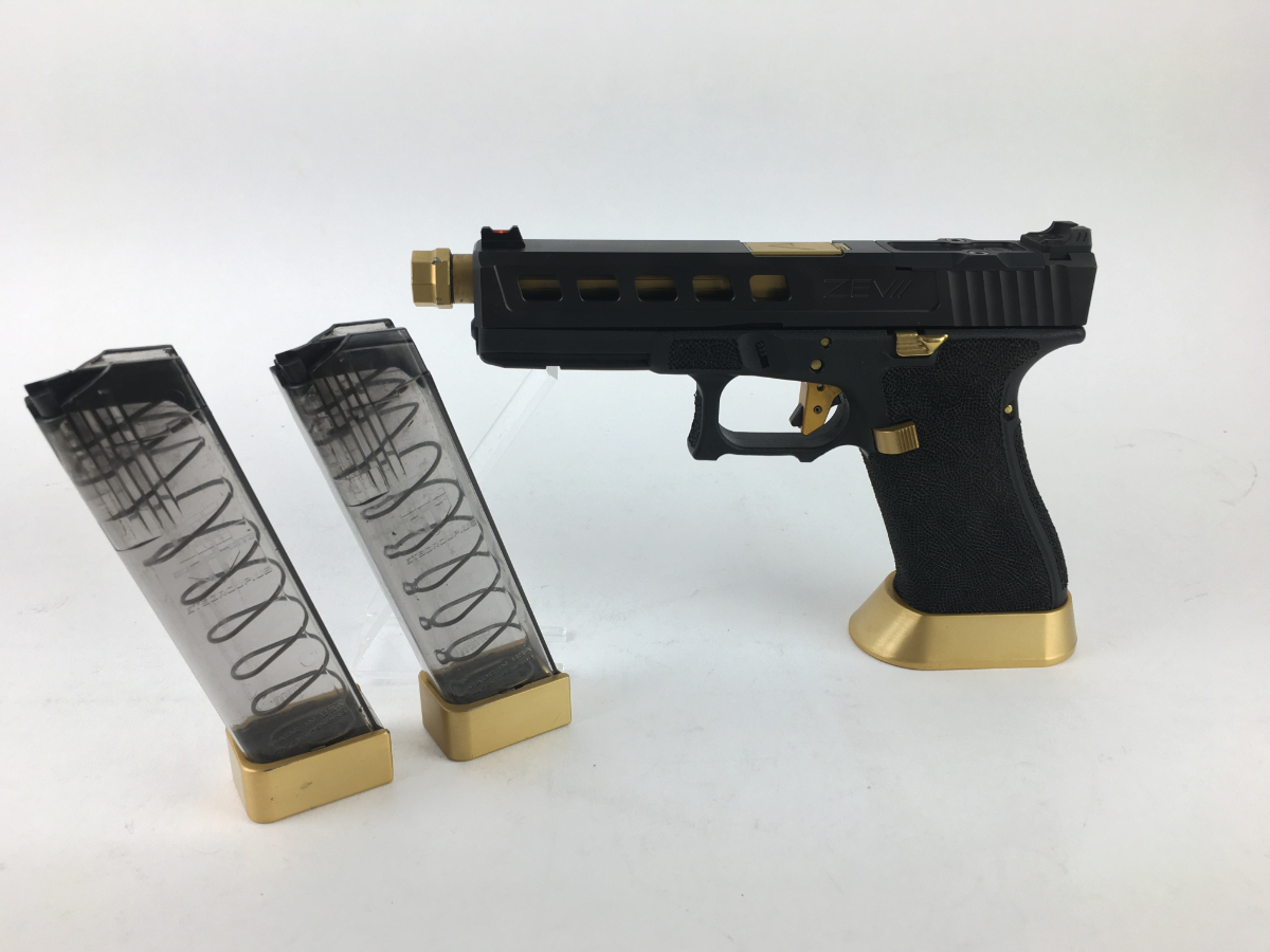 Glock 17 Gen 4 Fully Custom Milled slide Threaded Barrel Clear Mags 9mm ...