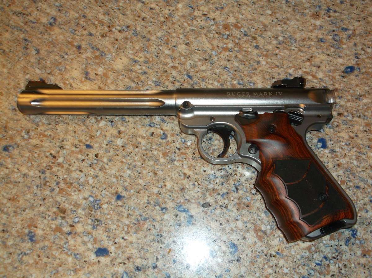 Ruger Mk Iv "Hunter" .22lr Semi-Auto Pistol .22 Lr For Sale at ...