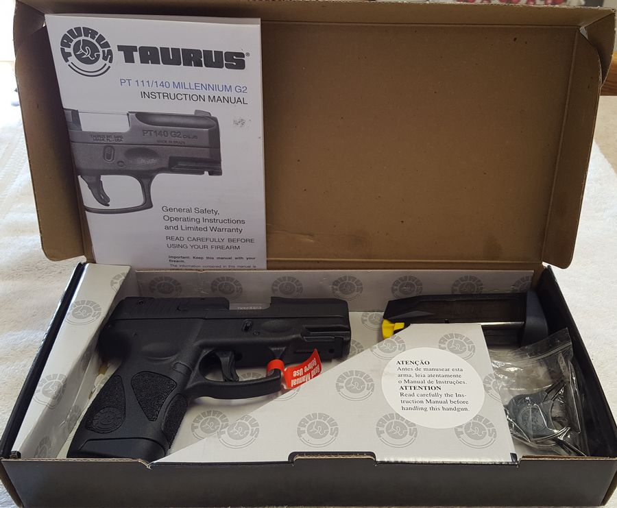 Taurus International Mfg. Co Pt111 Millennium G2 3.2 Bbl 12 Shot 9mm ...