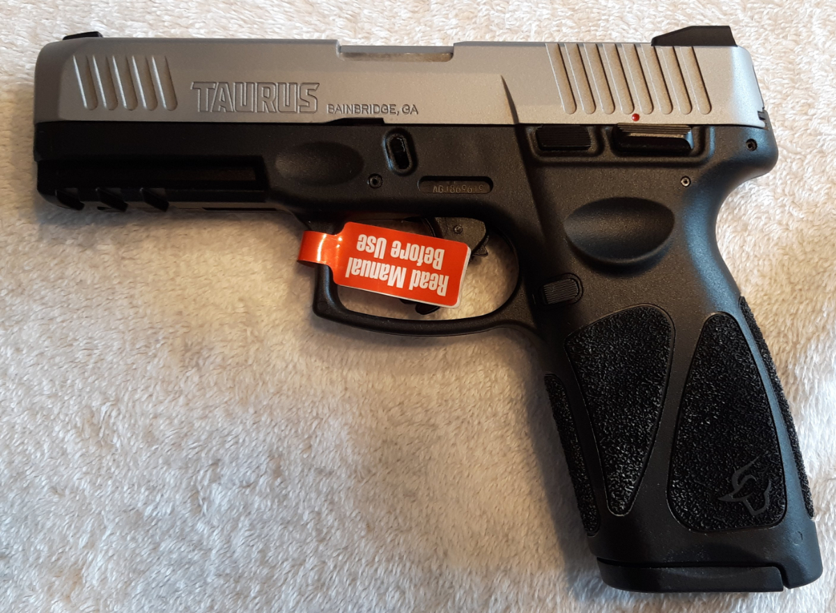 Taurus G3 Black With Stainless Steel Slide And 2 15 Round Magazines 9mm ...