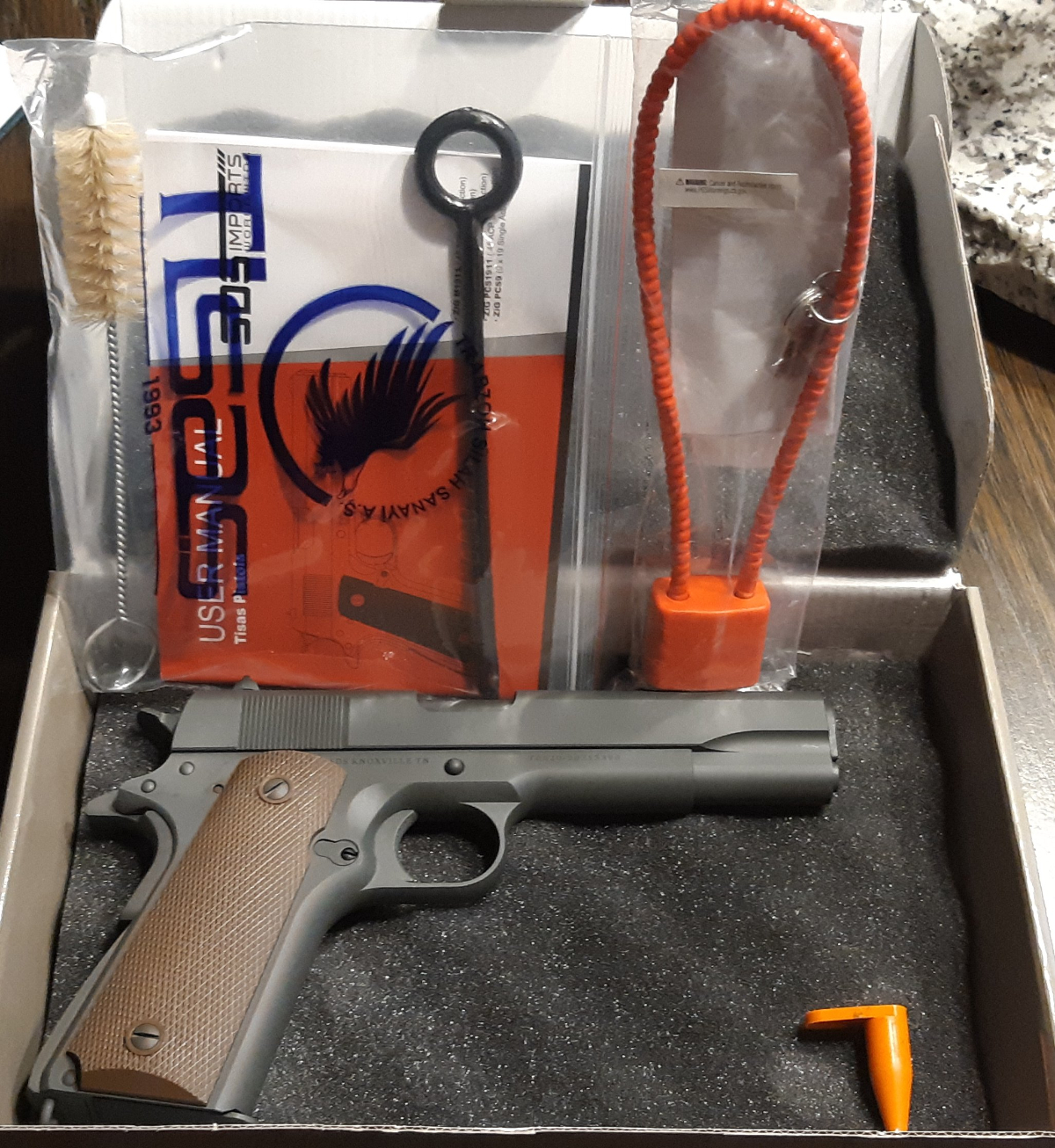 Tisas 1911a1 Us Army Model Full Size .45 Acp For Sale at GunAuction.com ...
