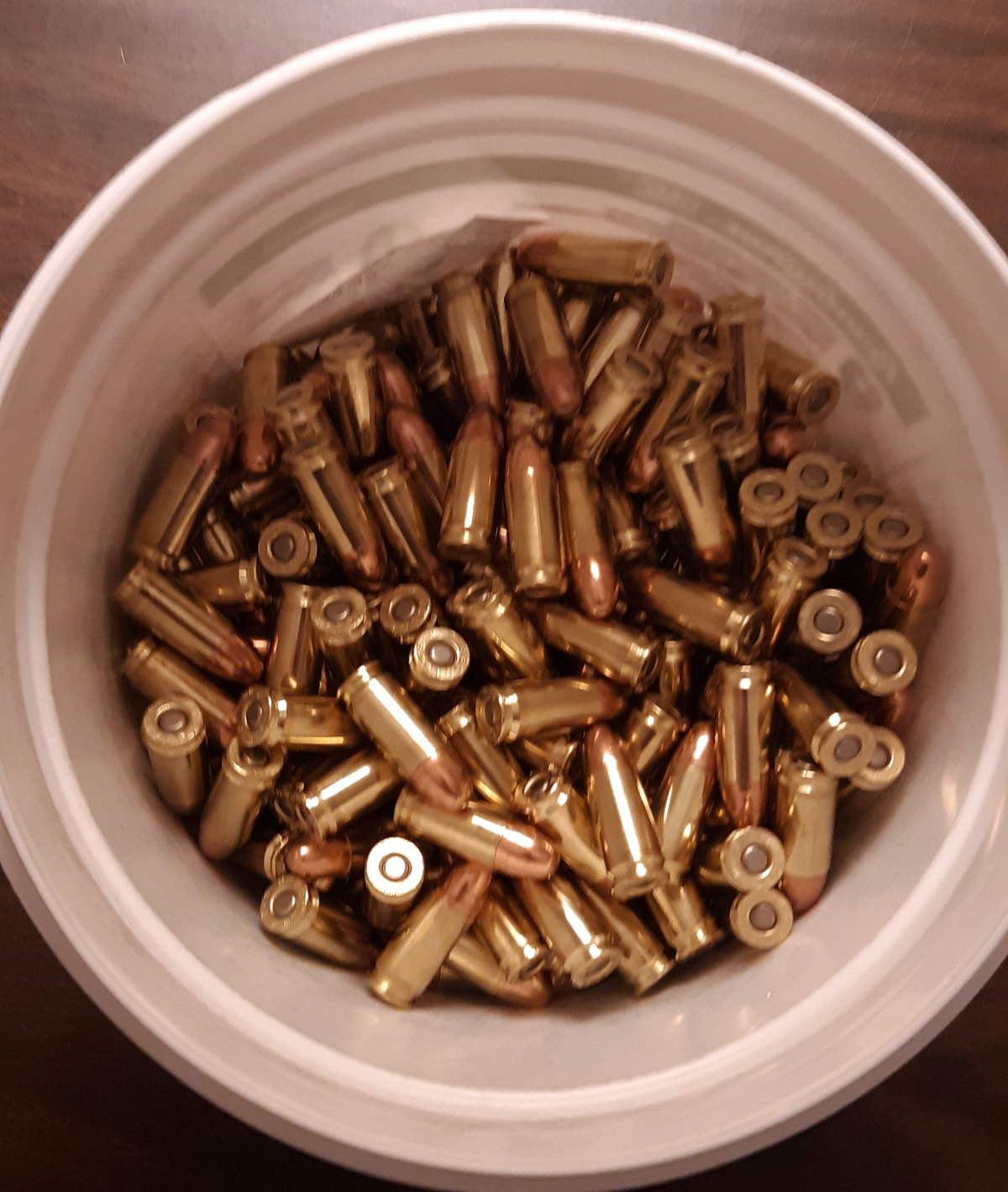 9mm Luger 115GR FMJ UMC 350 Round Range Bucket - Picture 2