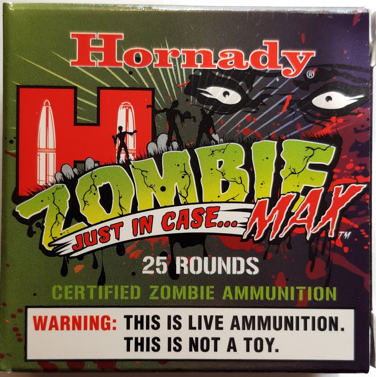Hornady 9mm Luger 50 Rounds Zombie Max 115gr Jhp Z-Max Polymer Tip ...